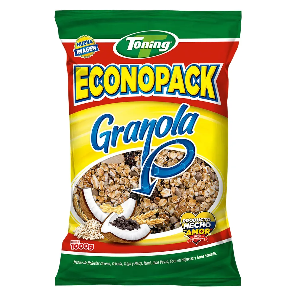 Granola Toning Econopack 1000 g - Mercacentro
