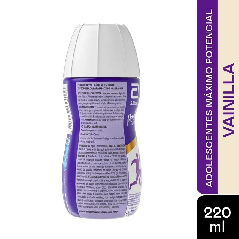 Pediasure Líquido 10+ Anos Vainilla x 220 ml - Mercacentro