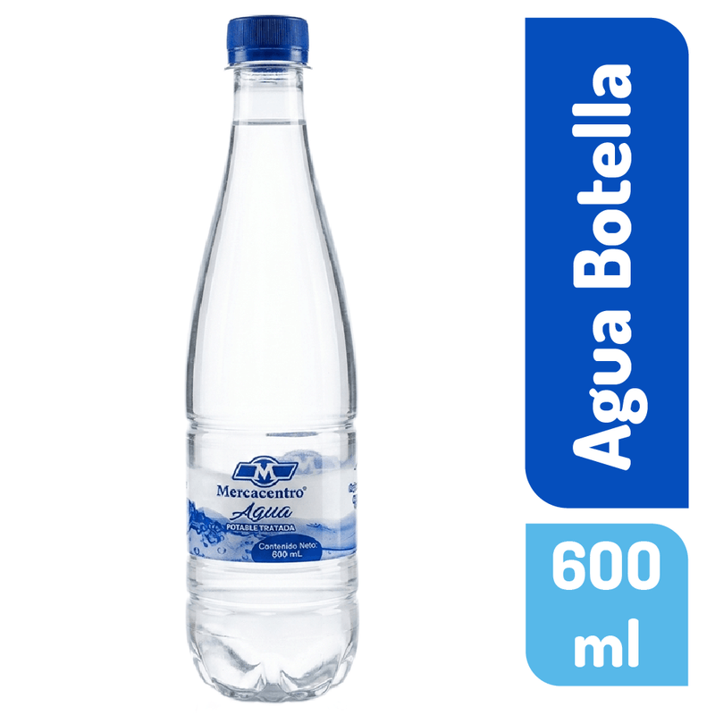 Agua Mercacentro Botella 600 ml - Mercacentro